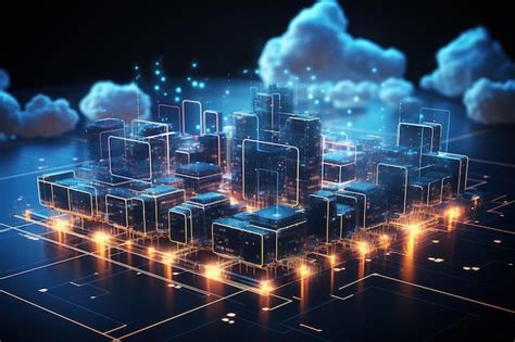 Premium Ai Image Cloud Computing Technology Concept Cyber Security