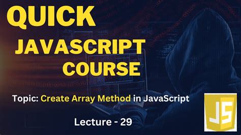 Create Array Method In Javascript Quick Learning Course In Urduhindi