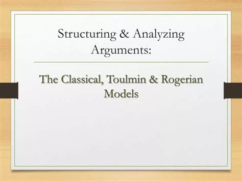 ppt structuring and analyzing arguments powerpoint presentation id