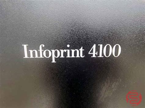 Ibm Infoprint 4100 Advanced Function Printing System Boggs Equipment