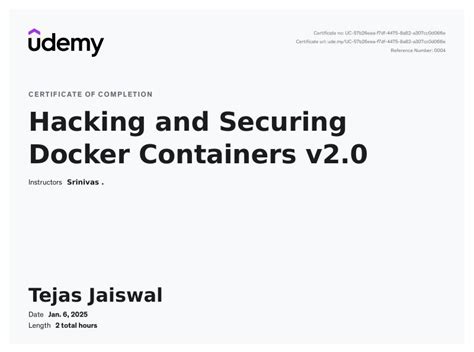 Cybersecurity Ethicalhacking Devsecops Docker Containersecurity… Tejas Jaiswal