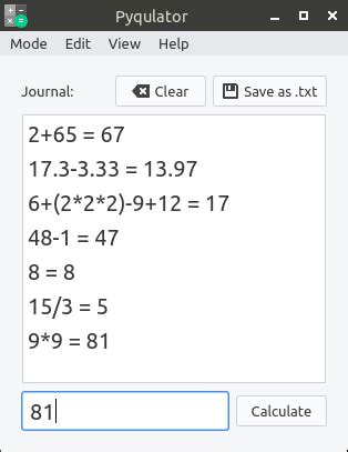 GitHub Limafresh Pyqulator A Fully Functional Qt Calculator Written In Python Using Sympy For