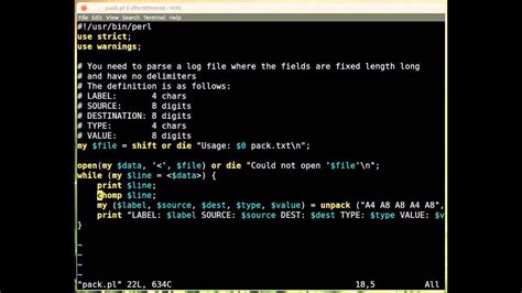 Beginner Perl Maven Tutorial 137 Read Fixed Width Records Unpack Youtube