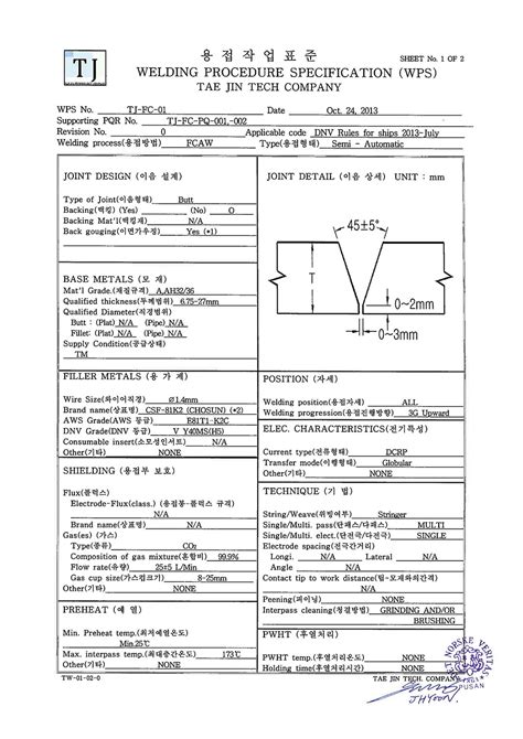 인증현황 1 페이지 태진기공