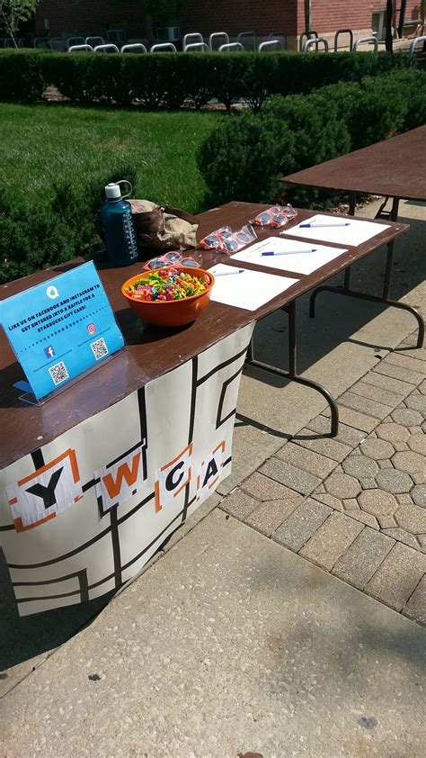 Uiuc Ywca Our Table Is 514 By The Chem Annex