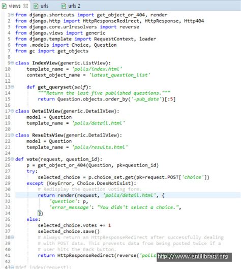 [django] use generic views less code is better