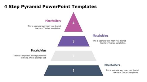 4 Step Pyramid Powerpoint Templates Slidefeast