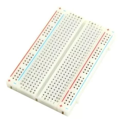 2 x protoboard 400 pontos breadboard p arduino esp8266 nfe mercadolivre