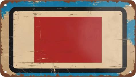 A Frame With A Red Flag On It That Says The Red Flag Premium Ai Generated Image