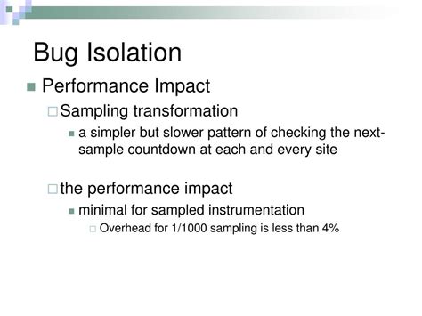 Ppt Bug Isolation Via Remote Program Sampling Powerpoint Presentation