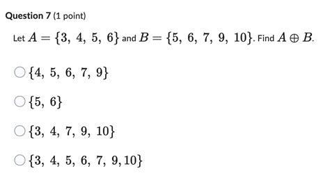 Solved Let A 3 4 5 6 And B 5 6 7 9 10 Find AB Chegg Com
