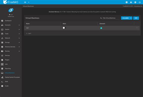 16 virtual machines — freenas®11 3 beta1 user guide table of contents