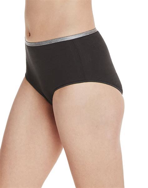 Hanes Brief Womens 10 Pack Panties Underwear Breathable Cotton Stretch