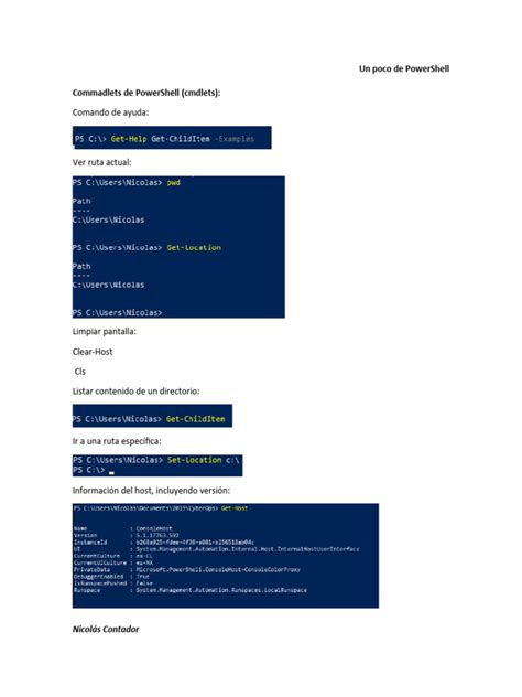 tutorial commadlets de powershell pdf informática redes de