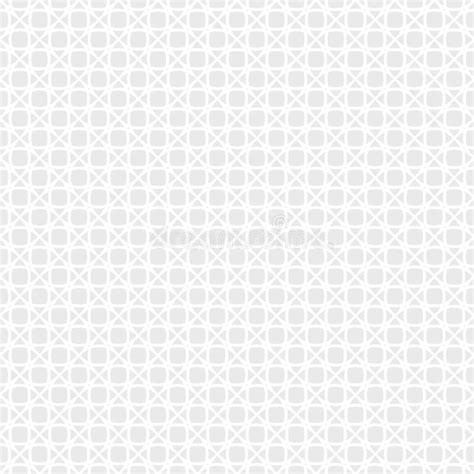 Mosaic Seamless Pattern Subtle Vector White And Light Gray Geometric Texture Stock Vector