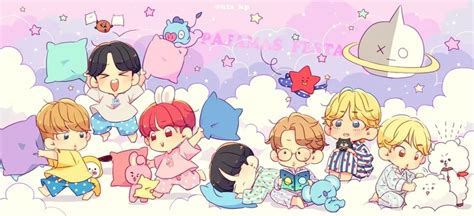 Khám Phá ảnh Chibi Bts Mới Nhất Cực Kỳ đáng Yêu Cho Army