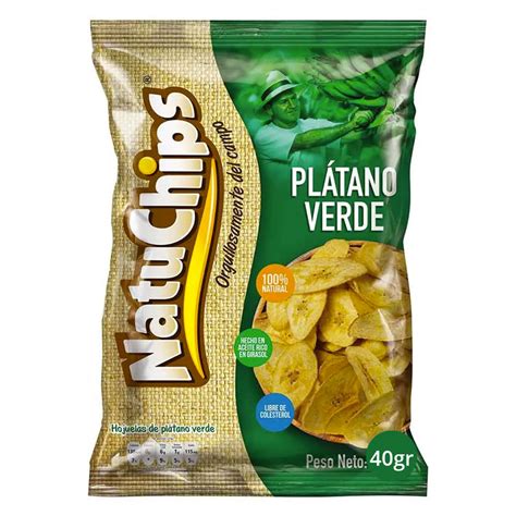 Natuchips Plátano Verde X 40gr Merca En Línea