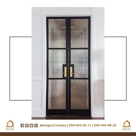 تصميم وتصنيع أبواب حديد مودرن