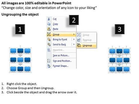 Consulting Powerpoint Template Hierarchical Mixed Process Structure Ppt