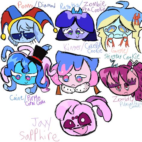 If My Characters Were All Tadc Characters By Pomnitheclown On Deviantart