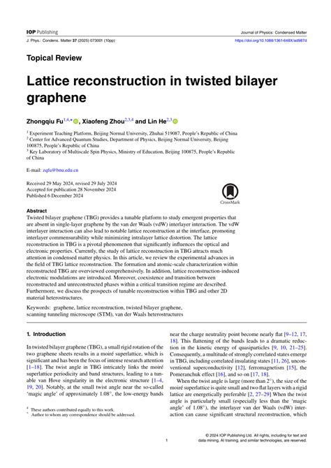 Lattice Reconstruction In Twisted Bilayer Graphene