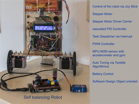 Two Wheeled Self Balancing Robot Redesign Arduino Project Hub