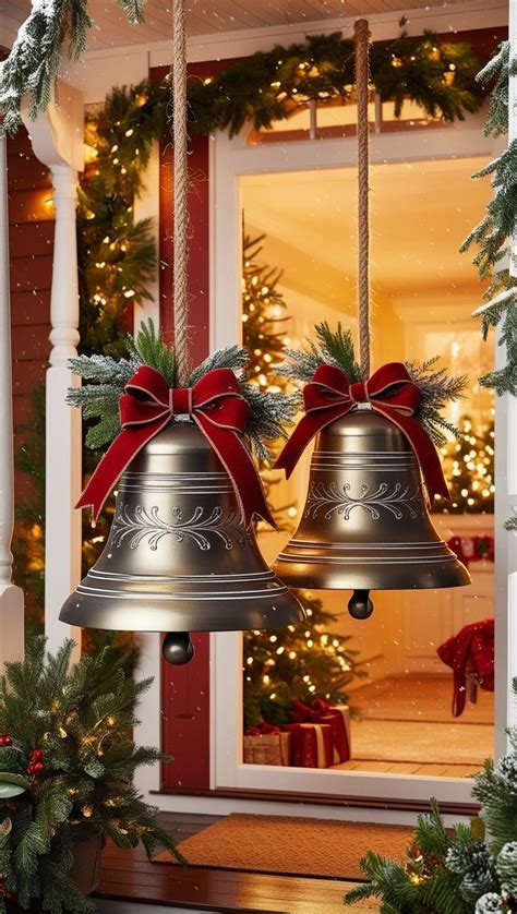 Sleigh Bells Decorations Silver Bells Christmas Christmas Trimmings