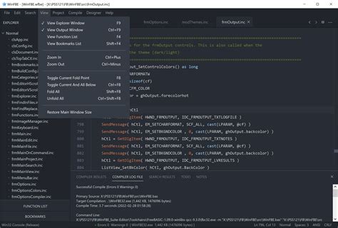 github paulsquires winfbe freebasic editor and visual designer for