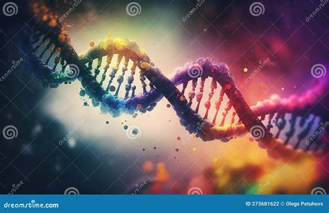 A Multicolored Double Stranded Model Of A Human S Protein With A