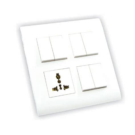 6a Plastic Square Switch Board At Rs 600piece Jaipur Id 2848951275562