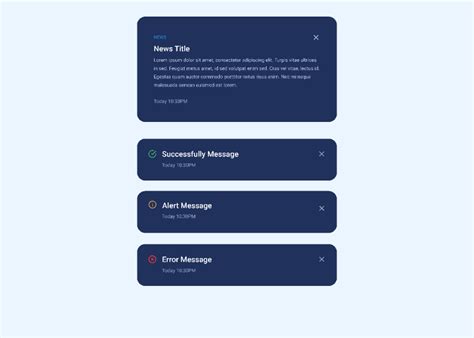 Toast Notification Ui Design At Annie Ettinger Blog