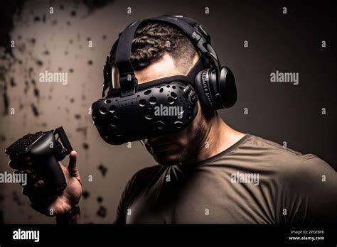 Man Wearing A Vr Headset Hi Res Stock Photography And Images Alamy