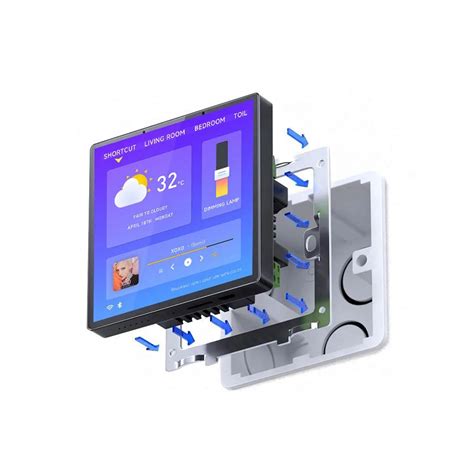 392 Inch Ips Lcd Touch Display Esp32 S3 Wall Panel Smart Wall Switch