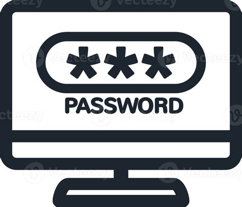 Computer Password Entry Icon 22951419 Png