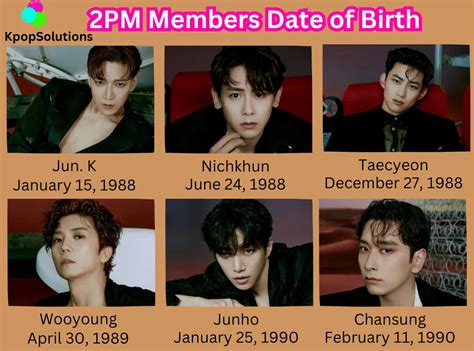 How Old Are 2pm Members 2024 Updated K Pop Solutions