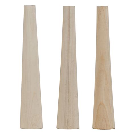 خرید آنلاین و قیمت پایه میز مدل چوبی مخروطی کد 70 D1 بسته 4 عددی 1403