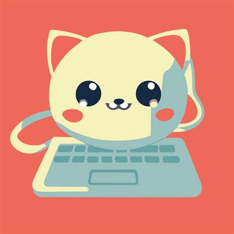 Computer Vector Illustration Kawaii Premium Ai Generated Vector Computer Vector Illustration Kawaii Premium Ai Generated Vector