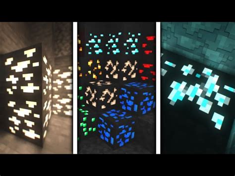 Glowing Minecraft Ore Wallpapers Glowing Ore Minecraft Resource