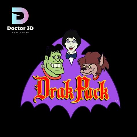 👾 Drak Pack Vampira Figure Base Diorama・ 3d File For 3d Printing・cults