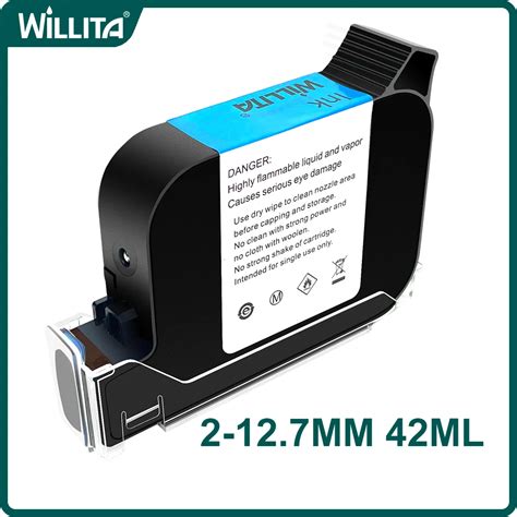127mm 잉크 카트리지 42ml 솔벤트 빠른 건조 잉크 Js12 Js10 25882580 휴대용 잉크젯 프린터 온라인