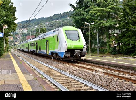 A Trenord Class Etr 421 No 421 034 Arrives At Stresa Station With A Service To Domodossola