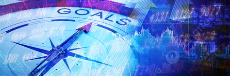 Composite Image Of Compass Pointing To Goals Photo Background And Picture For Free Download