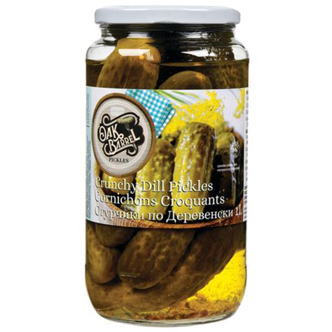 Oak Barrel Pickles Crunchy Dill 1 L Voilà Online Groceries And Offers