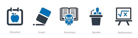 Premium Vector Education Eraser And Smart Class