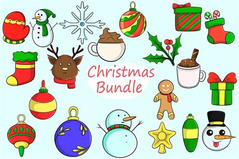 Christmas Bundle Vector Illustration Bundle · Creative Fabrica