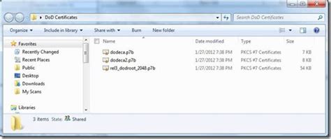 How To Install Dod Root Certificates On Windows Cannot Access Dco Owcer Llc