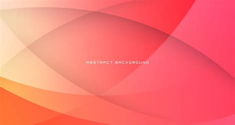 3d Red Orange Geometric Abstract Background Overlap Layer On Bright Space With Waves Decoration