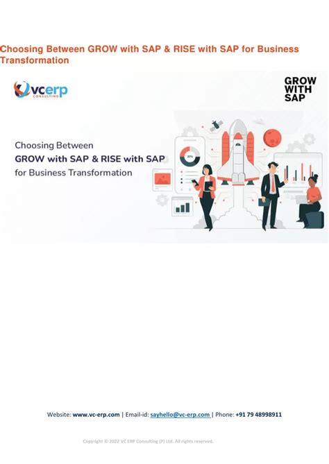 Ppt Choosing Between Grow With Sap And Rise With Sap For Business