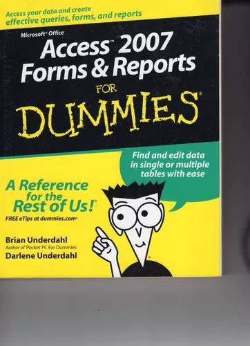 Microsoft Access 2007 Forms And Reports For Dummies Meses Sin Interés