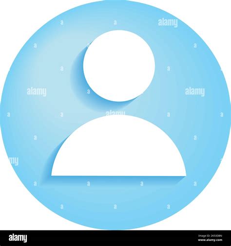 User Avatar Ui Button Icon Stock Vector Image Art Alamy